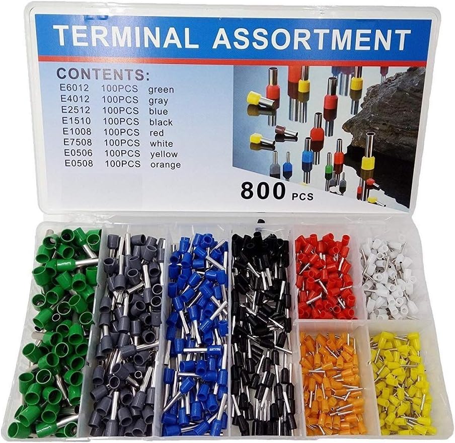 800 PCS Ferrules kit, VFENG Wire Ferrules Crimp Connector, Insulated ...