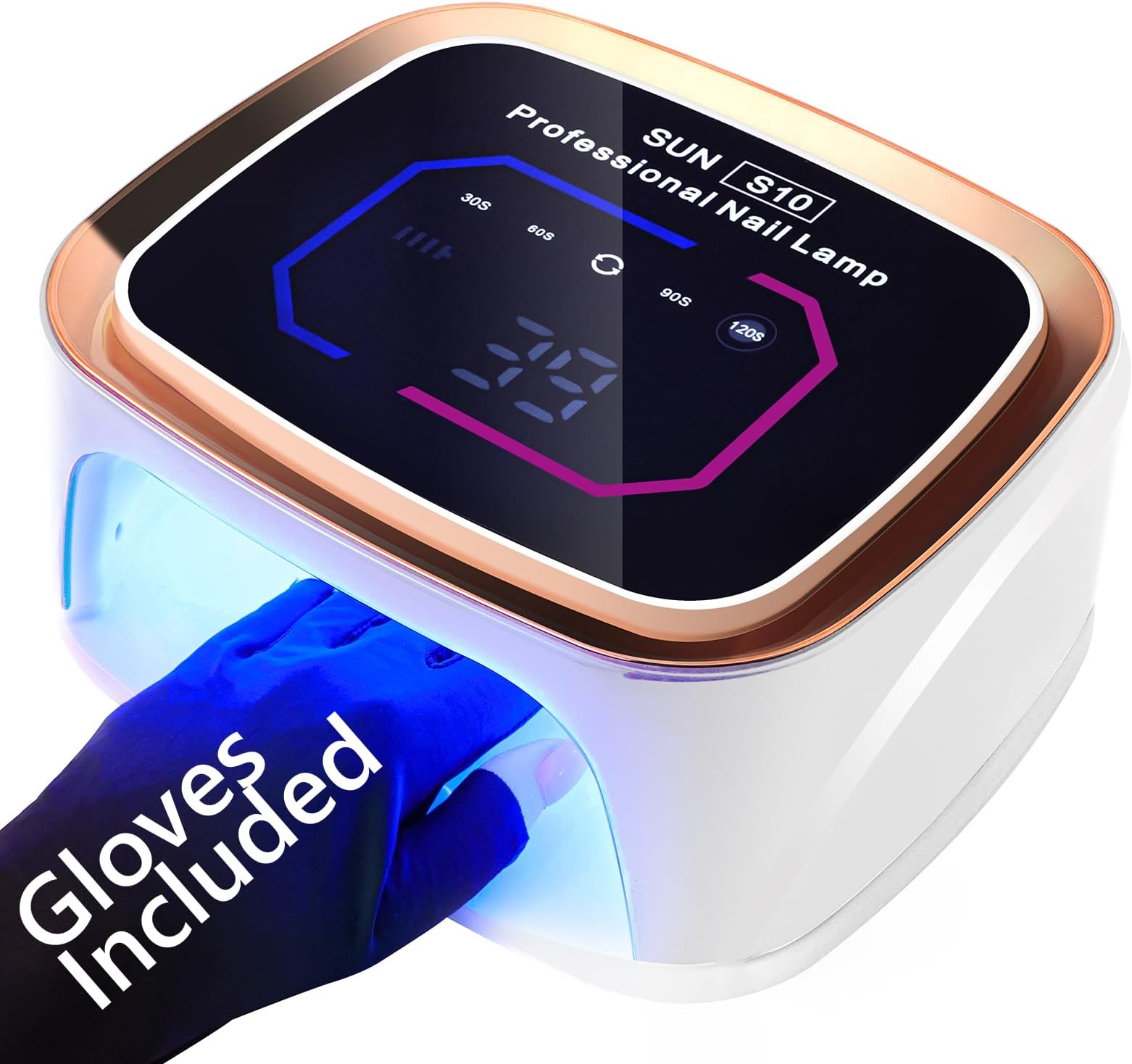 Amazon.com: LimeGirl Cordless Nail Lamp for Gel X, Professional LED UV ...