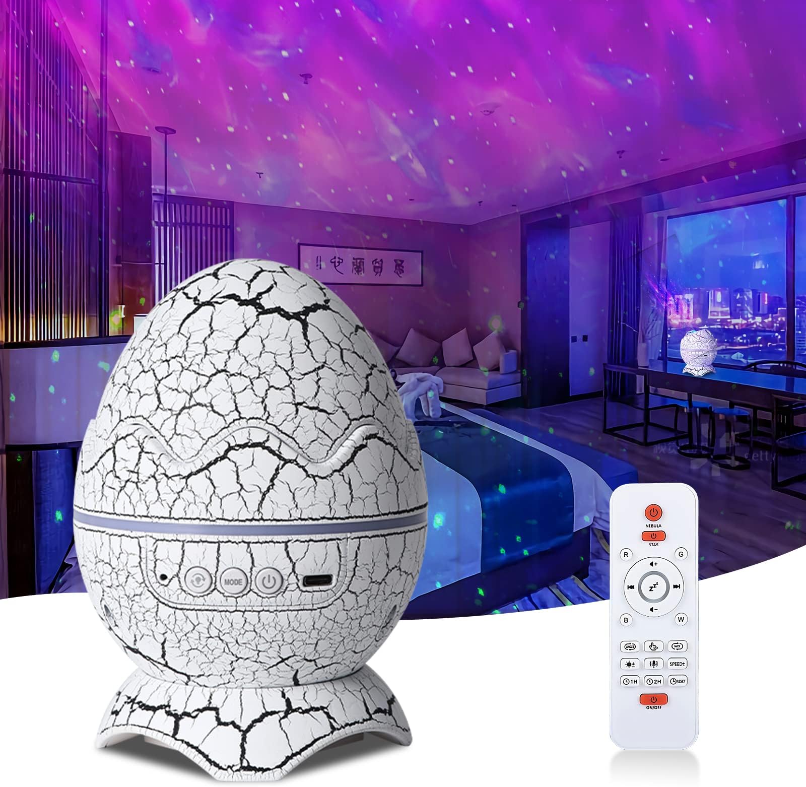 Fuqiduo Projecteur de ciel étoilé LED, projecteur de planétarium ...