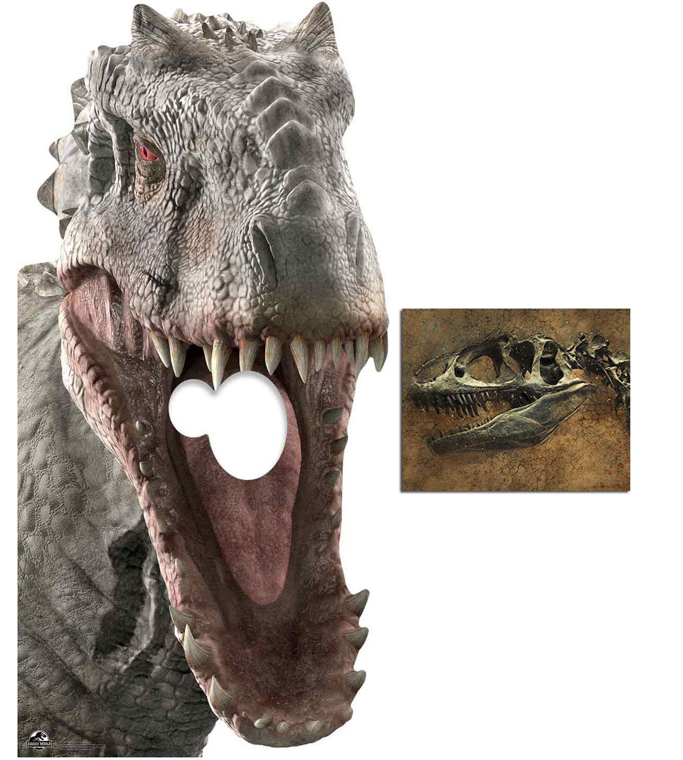 Buy Indominus Rex Dinosaur Jurassic World Stand in Lifesize Cardboard ...