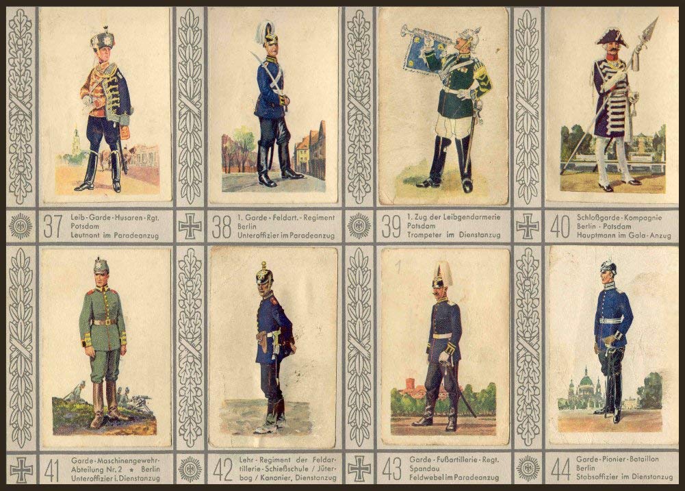 Buy Vintage German 19th Century Propaganda 'Uniforms of The Old German ...