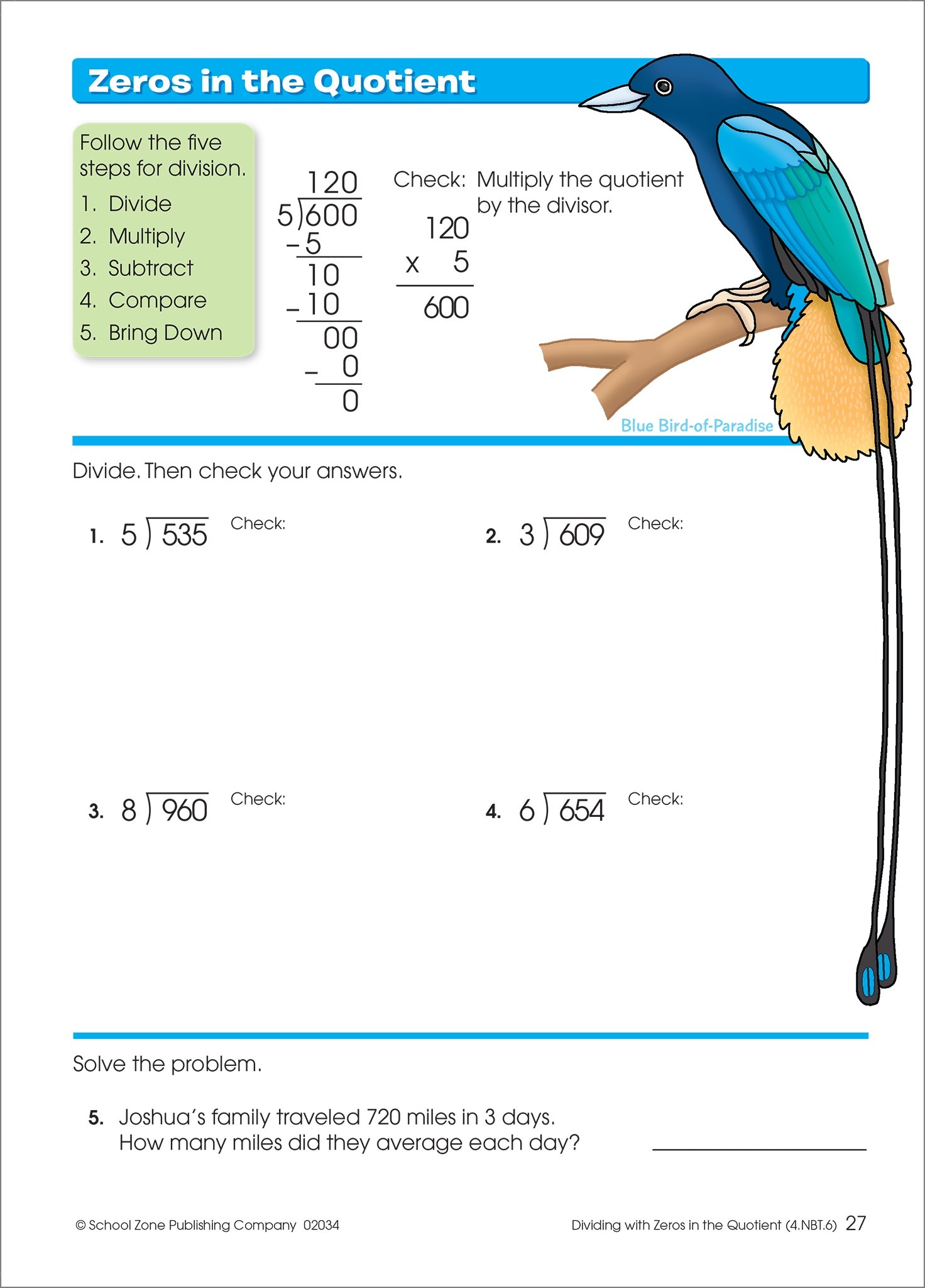 Snapklik.com : School Zone - Multiplication & Division Workbook - 32 ...
