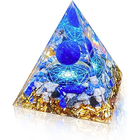 Amazon.com: Hopeseed Orgone Pyramid for Positive Energy, Orgonite ...