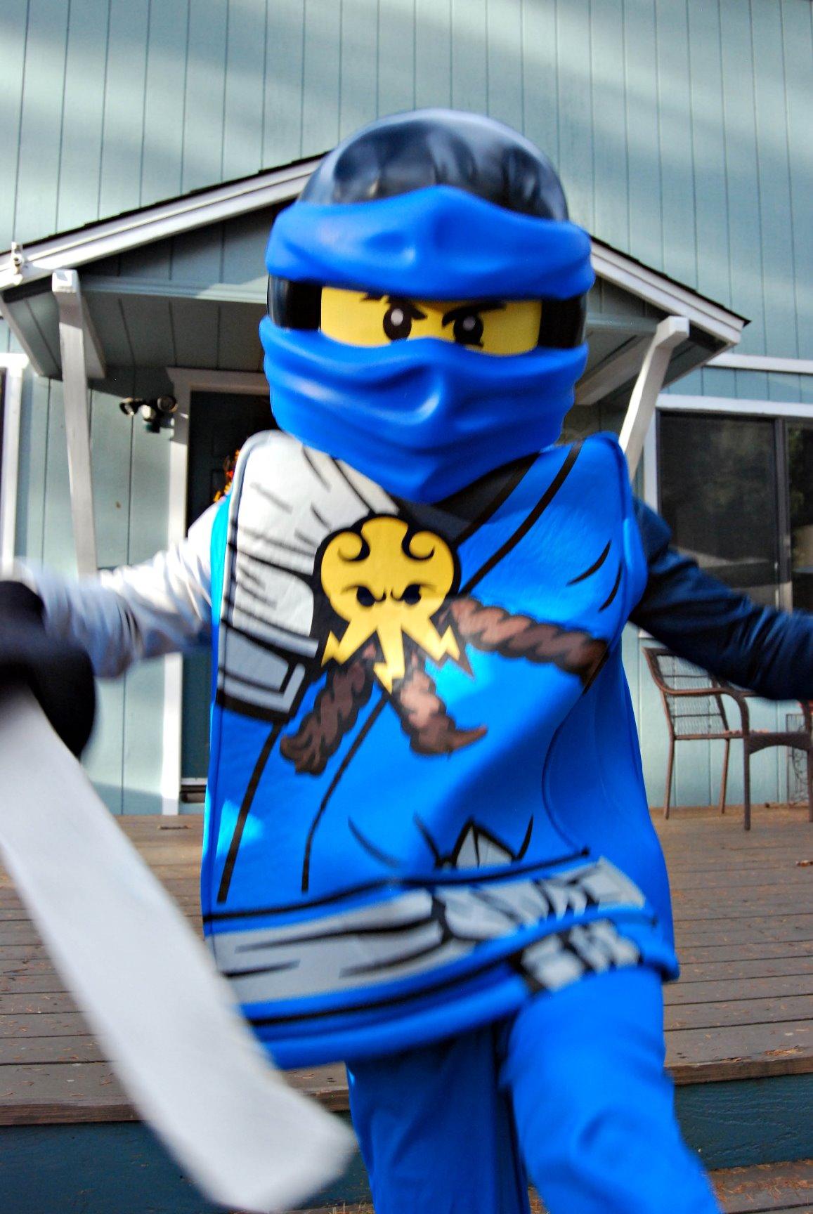 Amazon.com: Disguise Jay Deluxe Ninjago Lego Costume, Small/4-6 , Blue ...