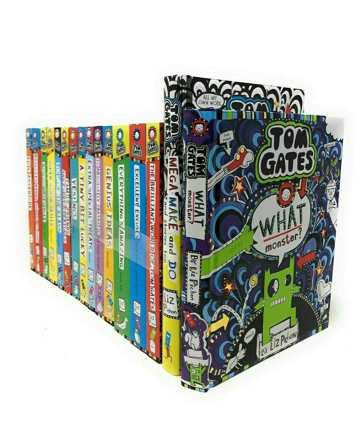 Tom Gates Liz Pichon 16 Books Collection Set Mega Make And Do, What ...