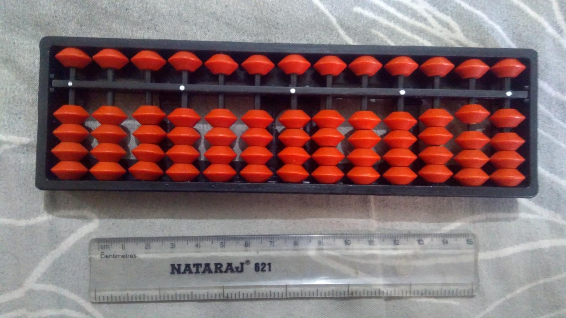 Buy SAE FASHIONS Single Color 13 Rod Abacus Kit, Red Online at Low ...