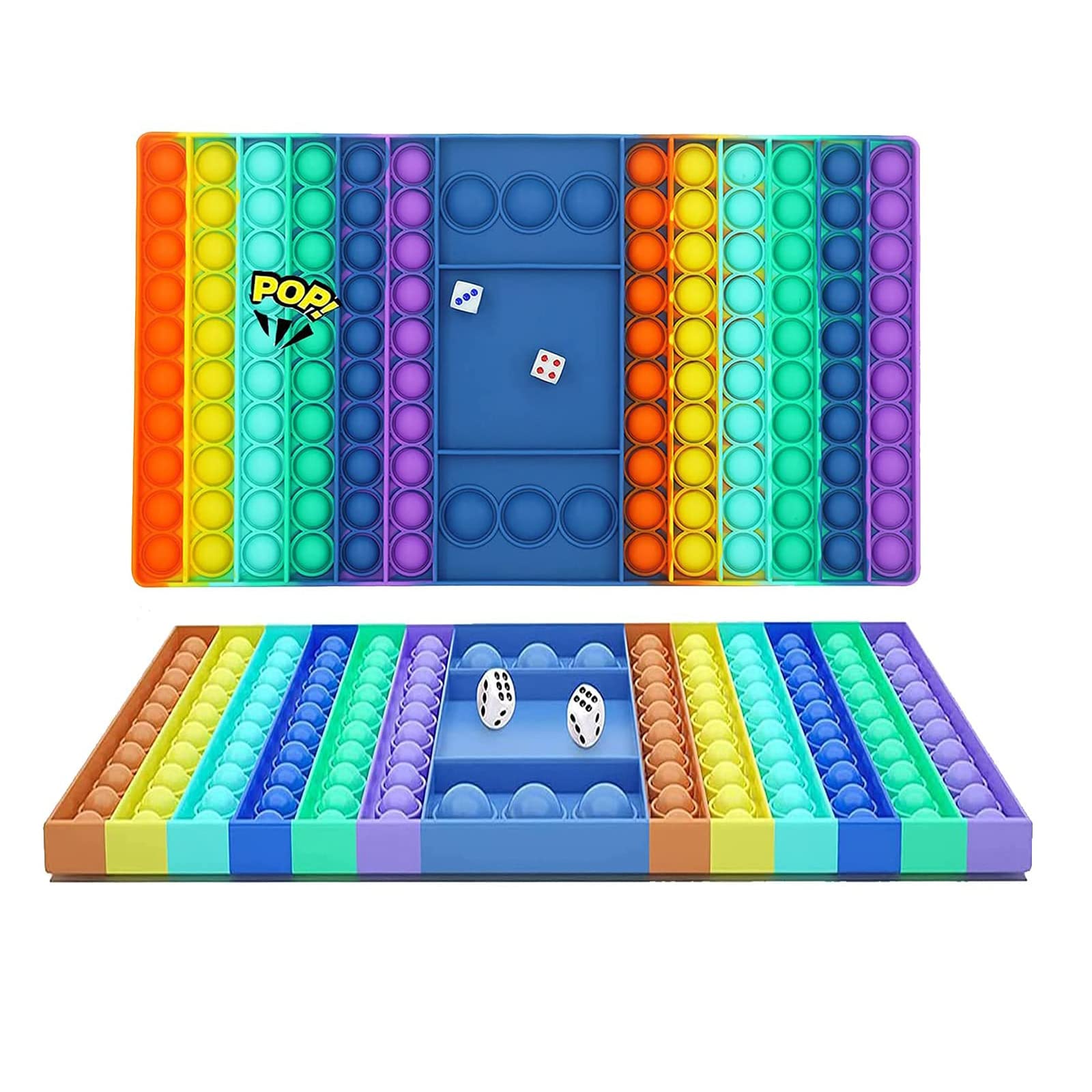 Buy Kiditos (2 Players Pop It Game), Pop It Chess Dice Board Game ...