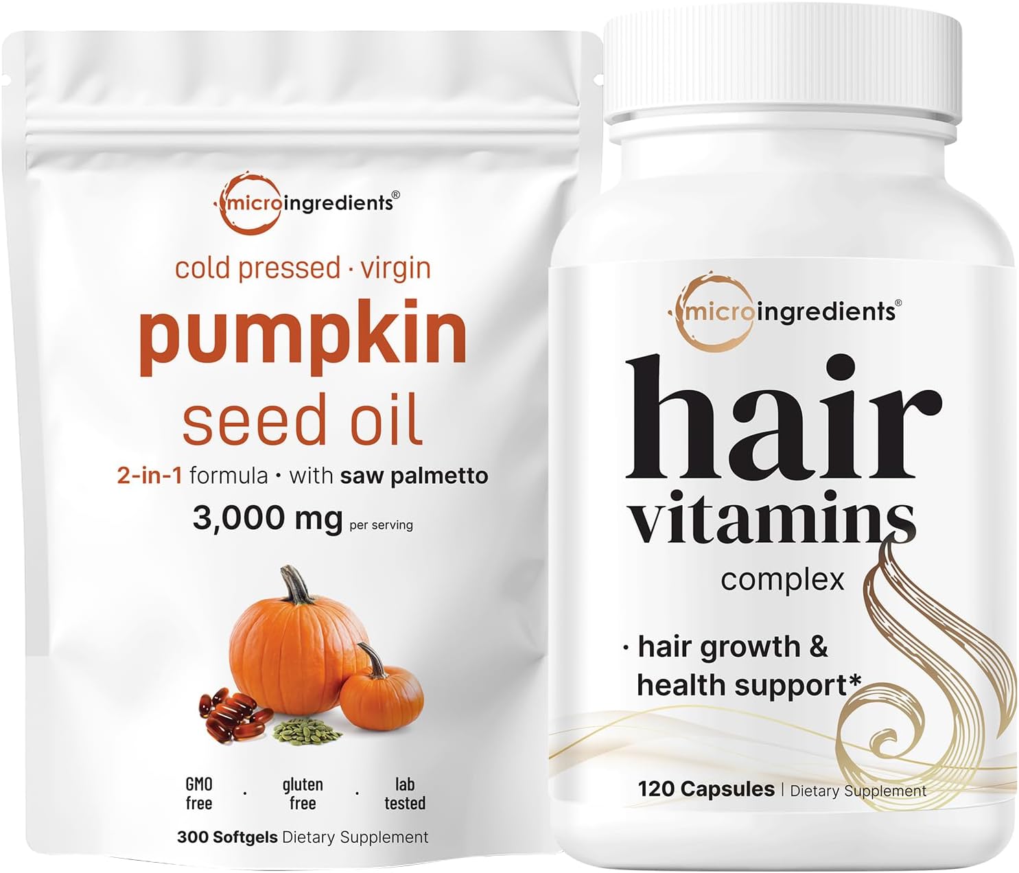 Amazon.com: Micro Ingredients Pumpkin Seed Oil with Saw Palmetto & Hair ...