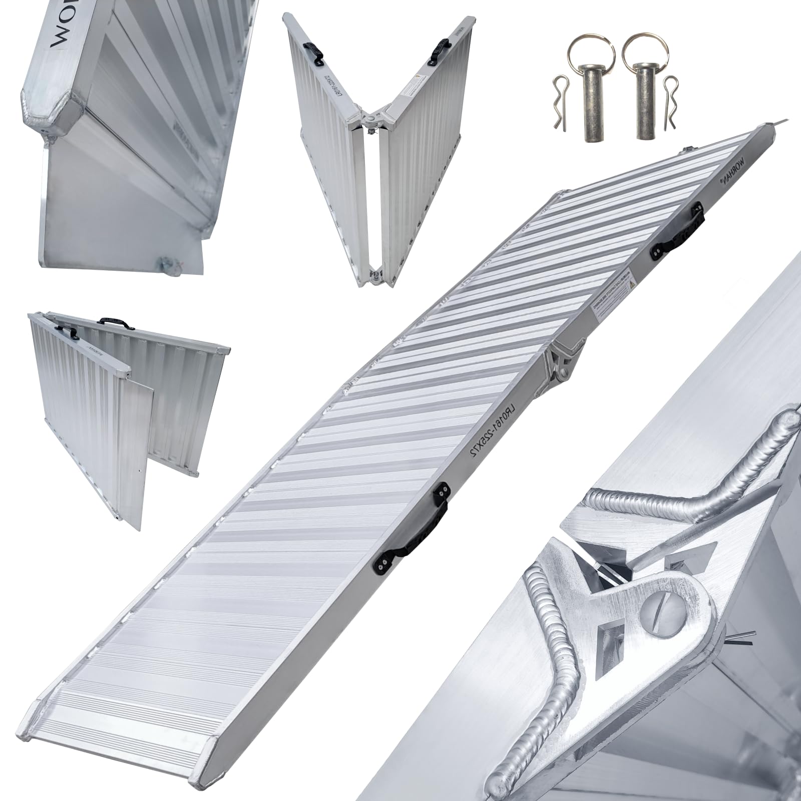 Amazon.com: WORHAN Loading Ramp 882 lbs Super Heavy Duty Traverse Walk ...