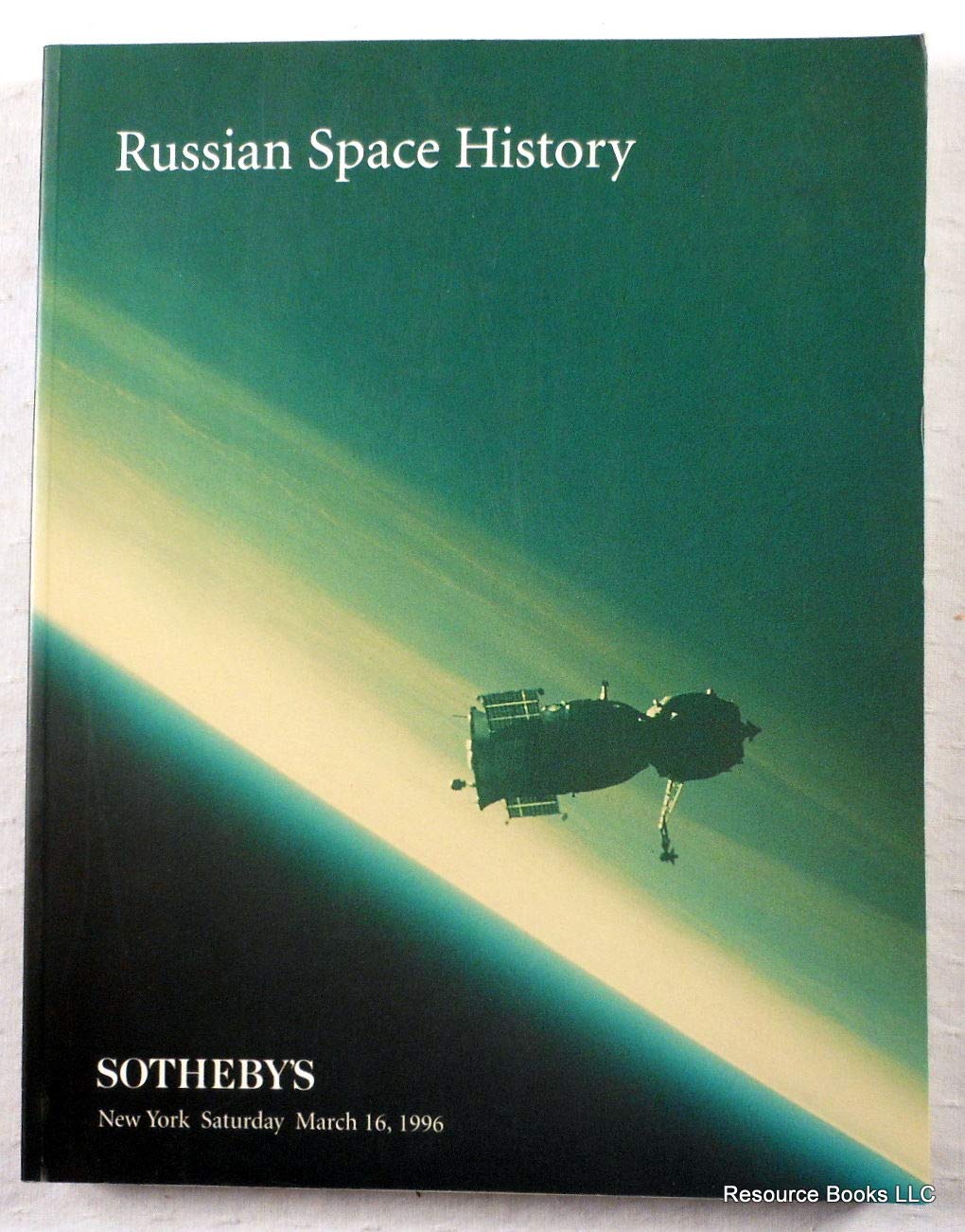 Amazon.com: Sotheby's: Russian Space History. New York: March 16, 1996 ...