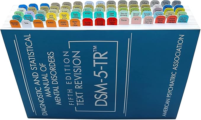 Amazon.com : DSM-5-TR Index Tabs by TAB-IT | Color Coded by Diagnosis ...