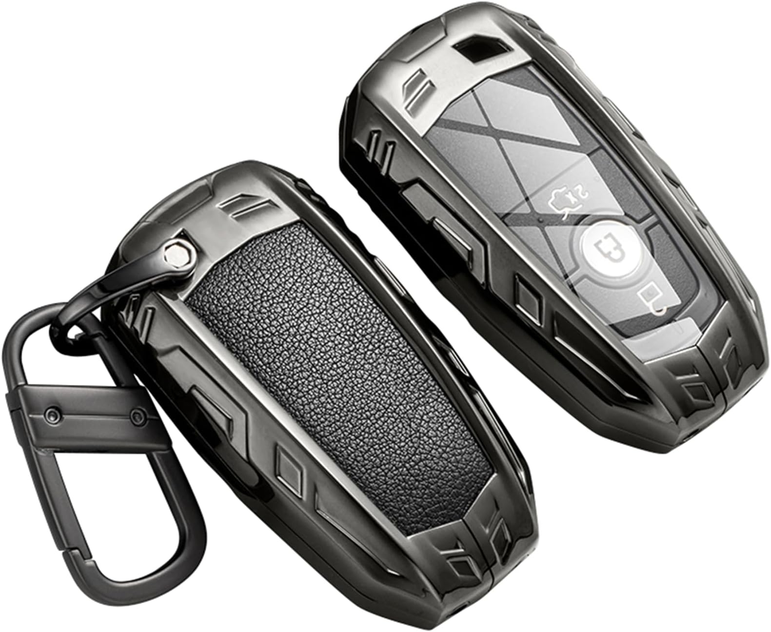 Amazon.com: PVOGRT for Ford Key Fob Cover with Keychain,Compatible with ...