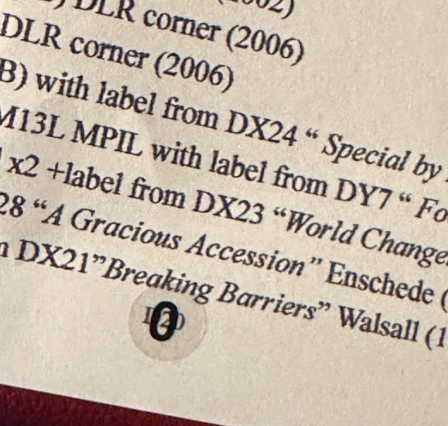 Small Black Numbers on 8.5mm (0.3 inch) Round Clear Labels, Self ...