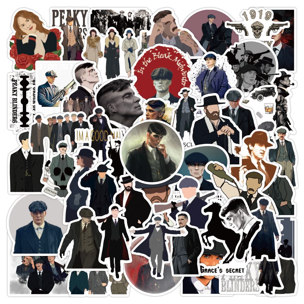 52pcs Peaky Stickers Blinders Stickers Blinders Merch Computer Laptop ...