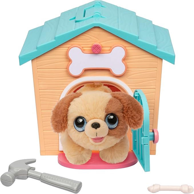 Little Live Pets My Puppy's Home Minis Plush Toy Puppy & Kennel Playset
