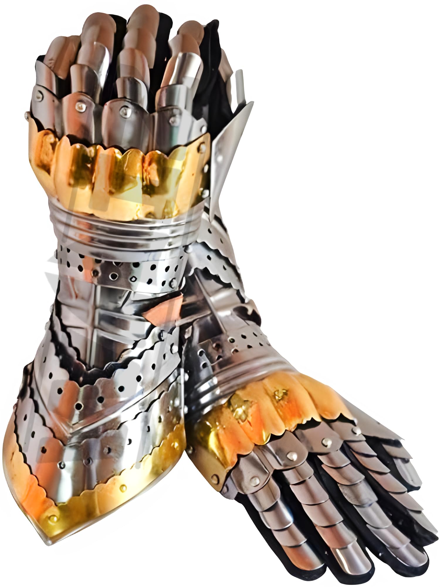 Amazon.com: WAIZ Medieval Warrior Steel Gothic Knight Style Warrior Functional Gloves ...