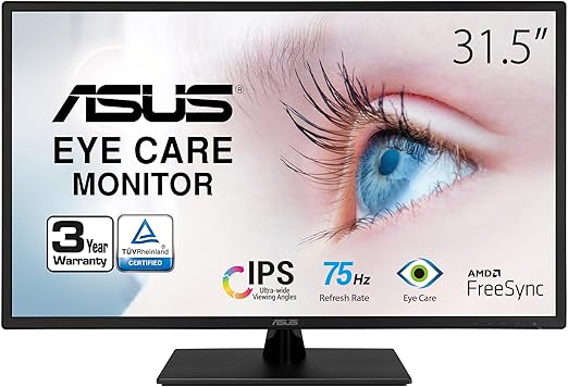 Amazon.com: ASUS 32 Inch 1080P Monitor (VA329HE) - Full HD, IPS, 75Hz ...