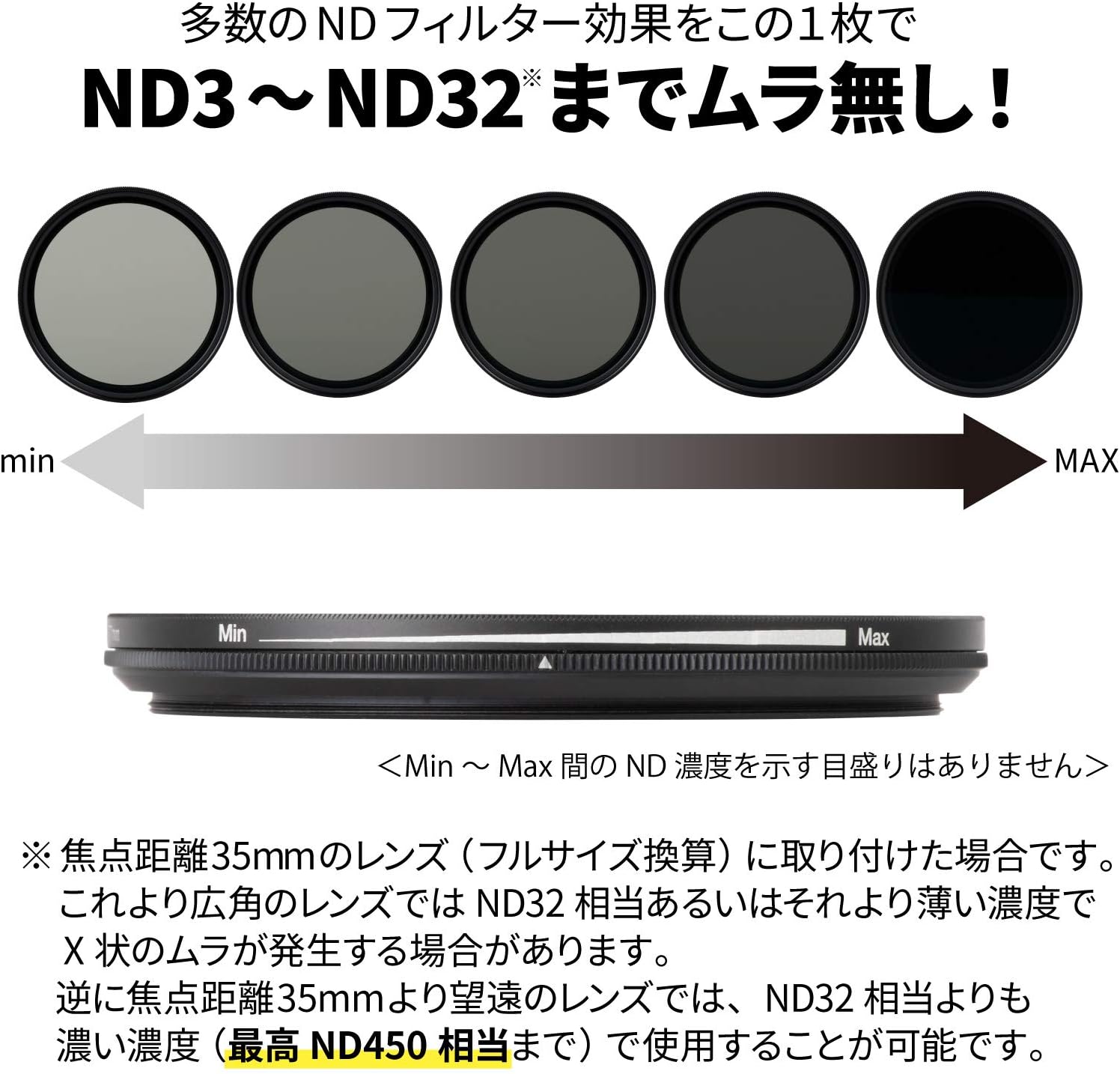 きでのお ケンコー カメラの大林PayPayモール店 - 通販 - PayPayモール 可変NDフィルター 49mm バリアブルND ...
