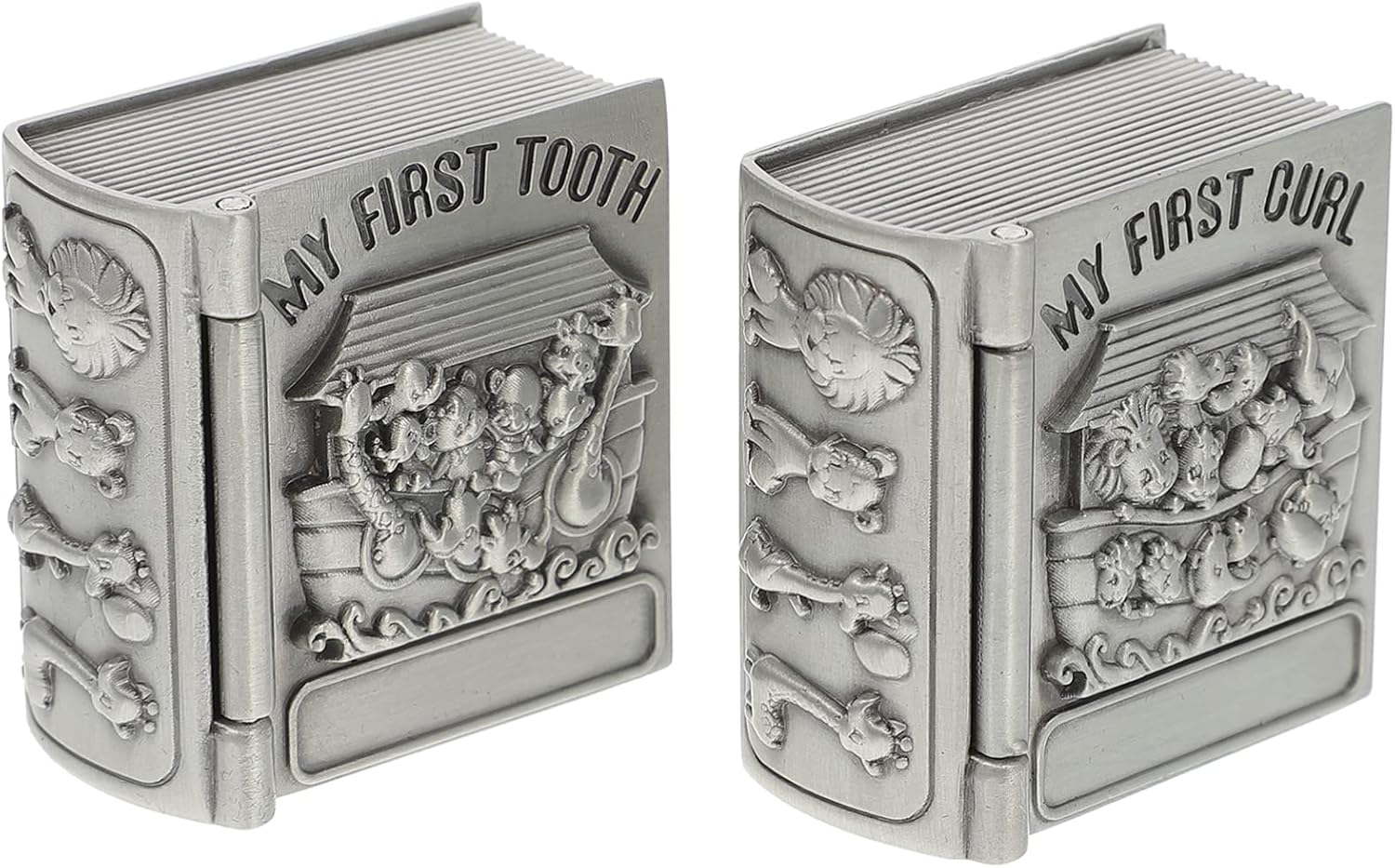 Amazon.com: LIFKOME 2pcs First Curl and First Tooth Keepsake Box for ...