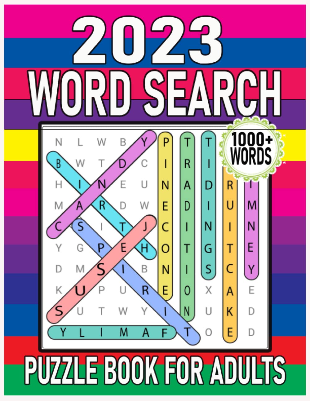 2023 Word Search Puzzle Book For Adults: 2023 Word Search Puzzle Book ...