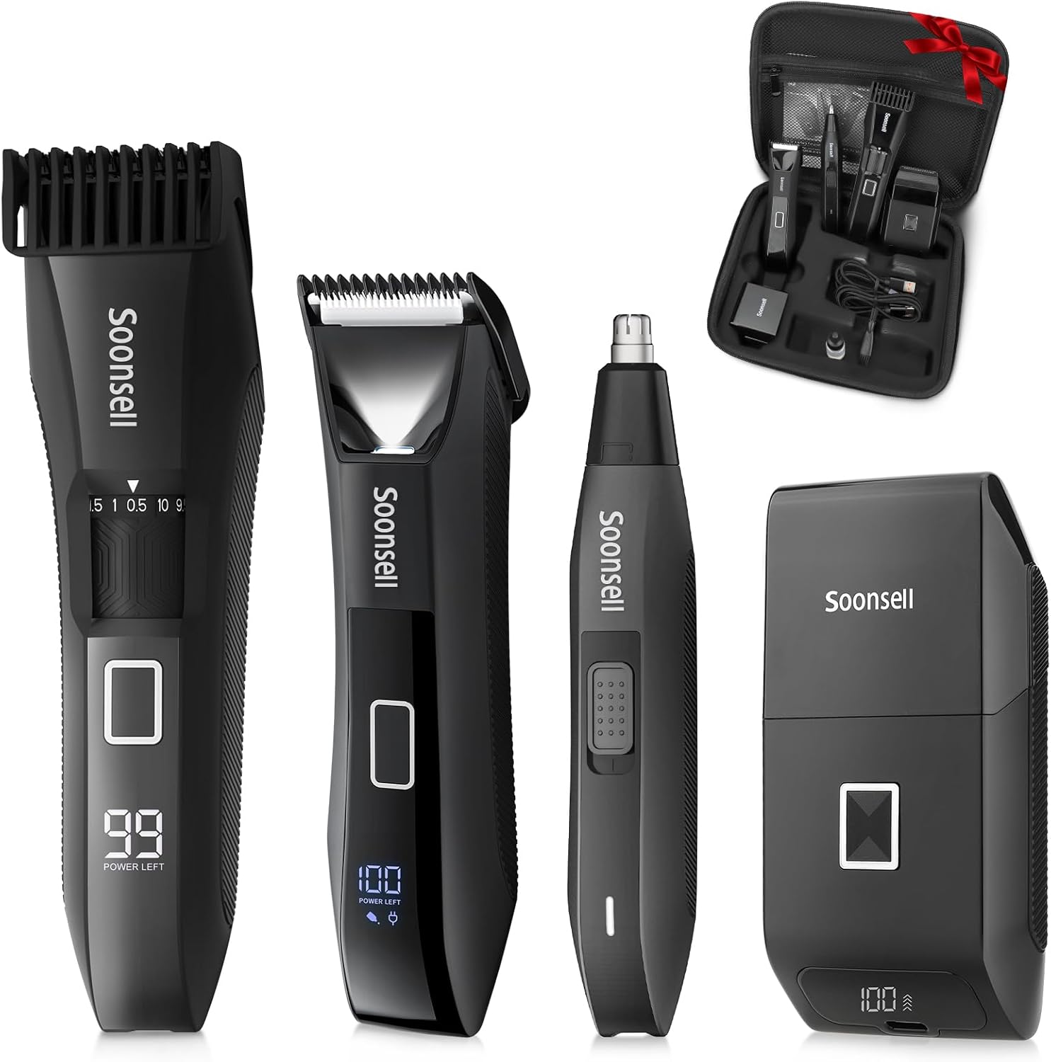 Amazon.com: Beatslm Beard Trimmer for Men, Groin & Body Hair Trimmer ...