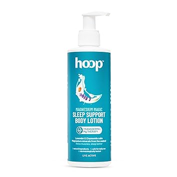 hoop Magnesium Sleep Body Lotion | Night Cream | Relax Muscles & Mind ...