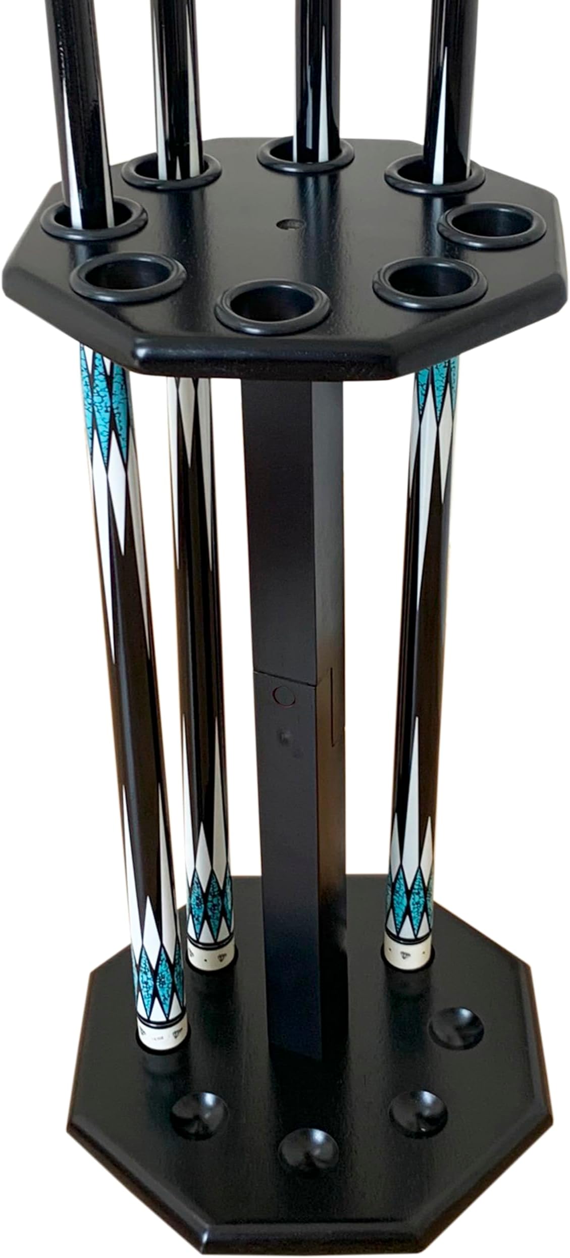 Amazon.com: Go Pal Horizontal 10-Cues Pool Cue Rack Wall Mounted, Pool ...