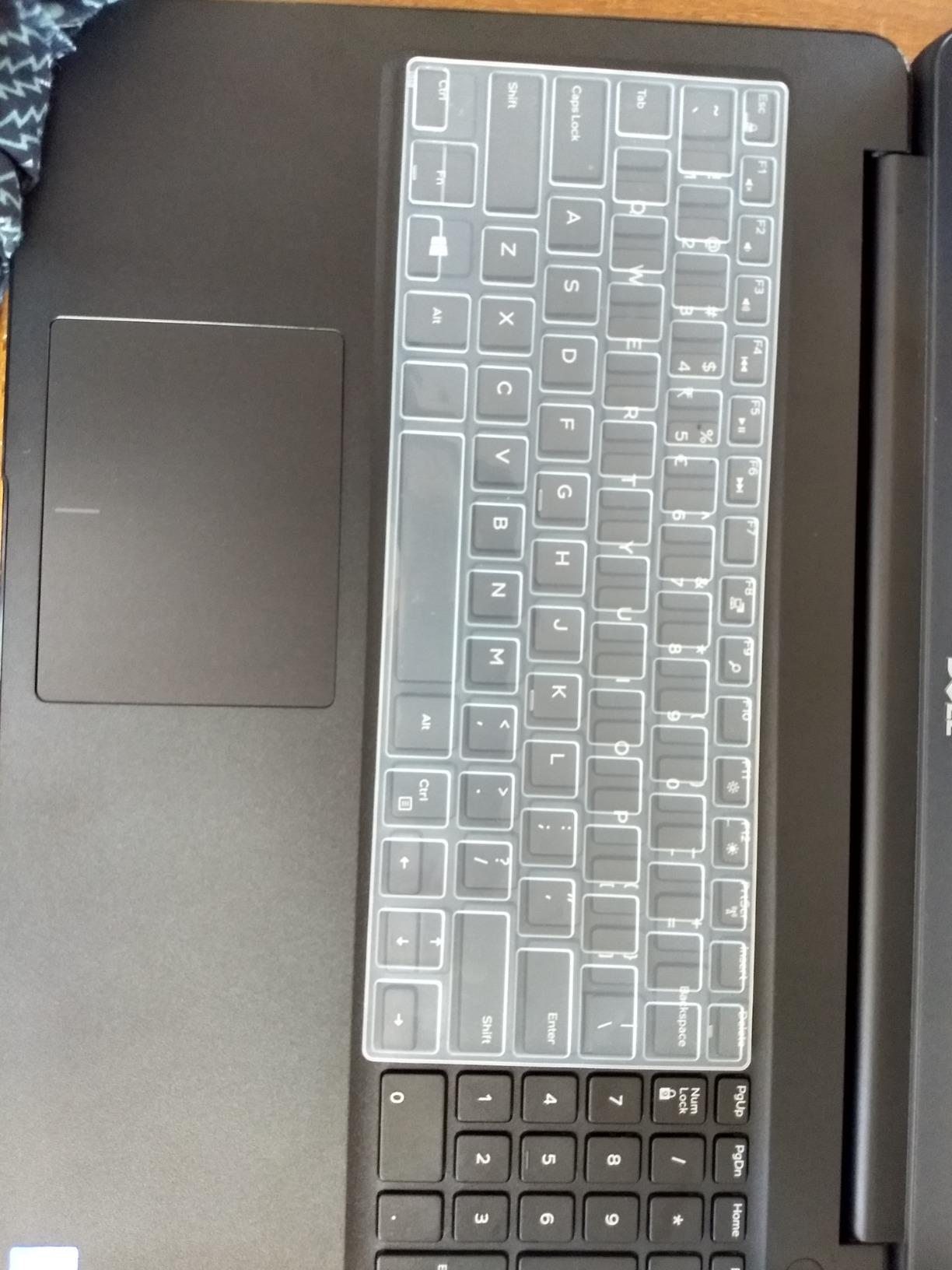 Saco Keyboard Protector Silicone Skin Cover for Dell XPS 9570 15.6 ...