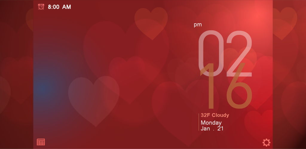 Download Valentine S Clock