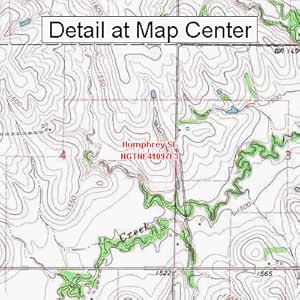 Amazon.com : USGS Topographic Quadrangle Map - Humphrey SE, Nebraska ...