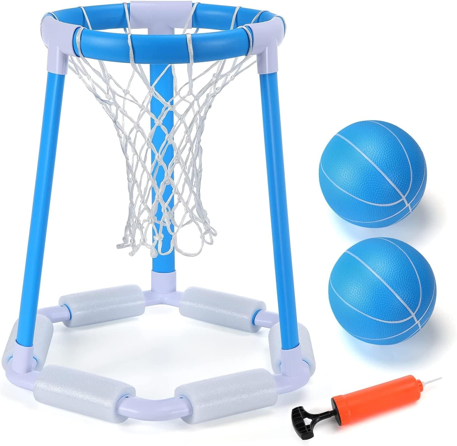 Amazon.com: Perbyste Floating Pool Basketball Hoop - Swimming Pool ...