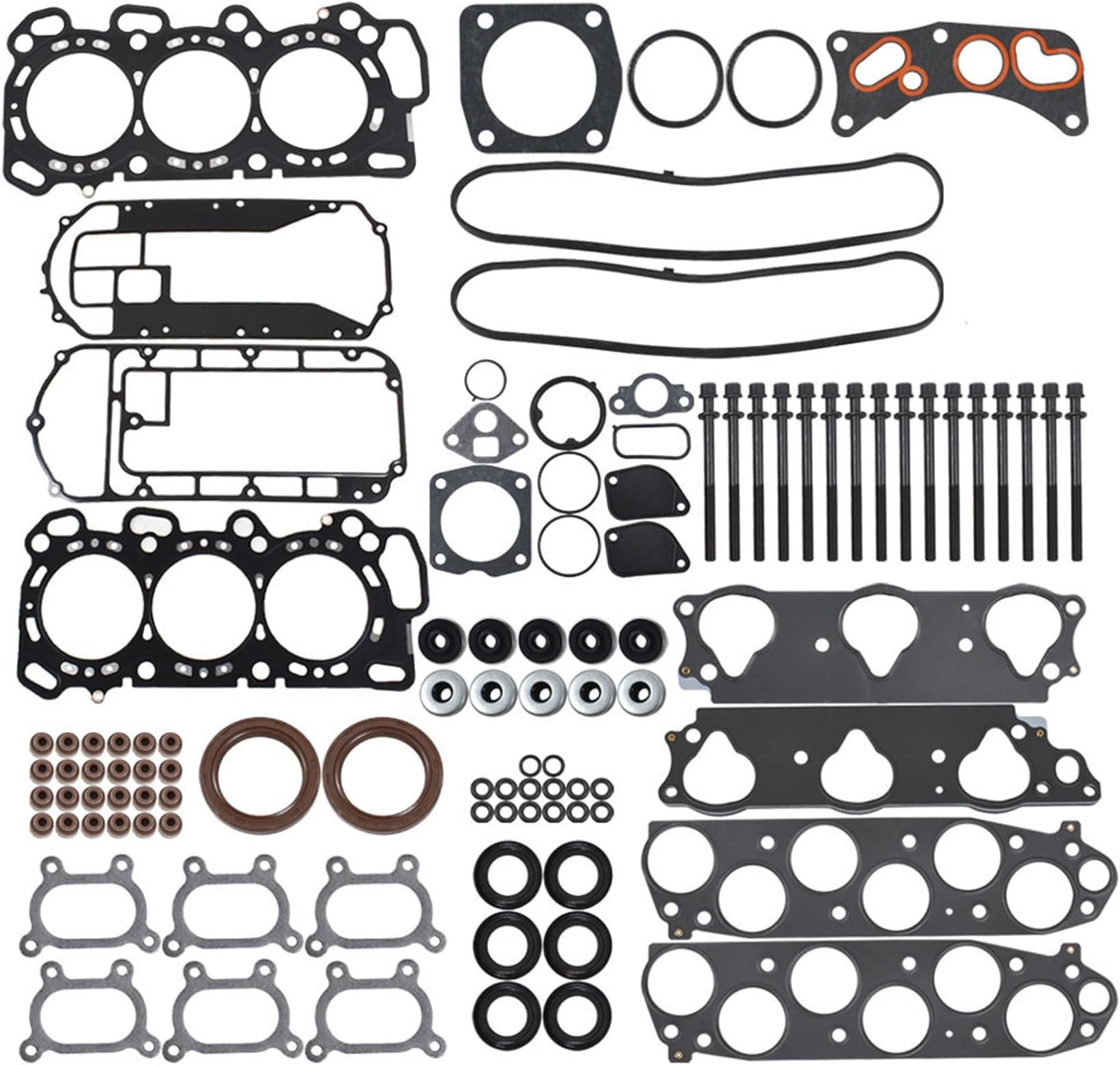 Amazon.com: AUCERAMIC HS26587PT Engine Cylinder Head Gasket Set Fit for ...