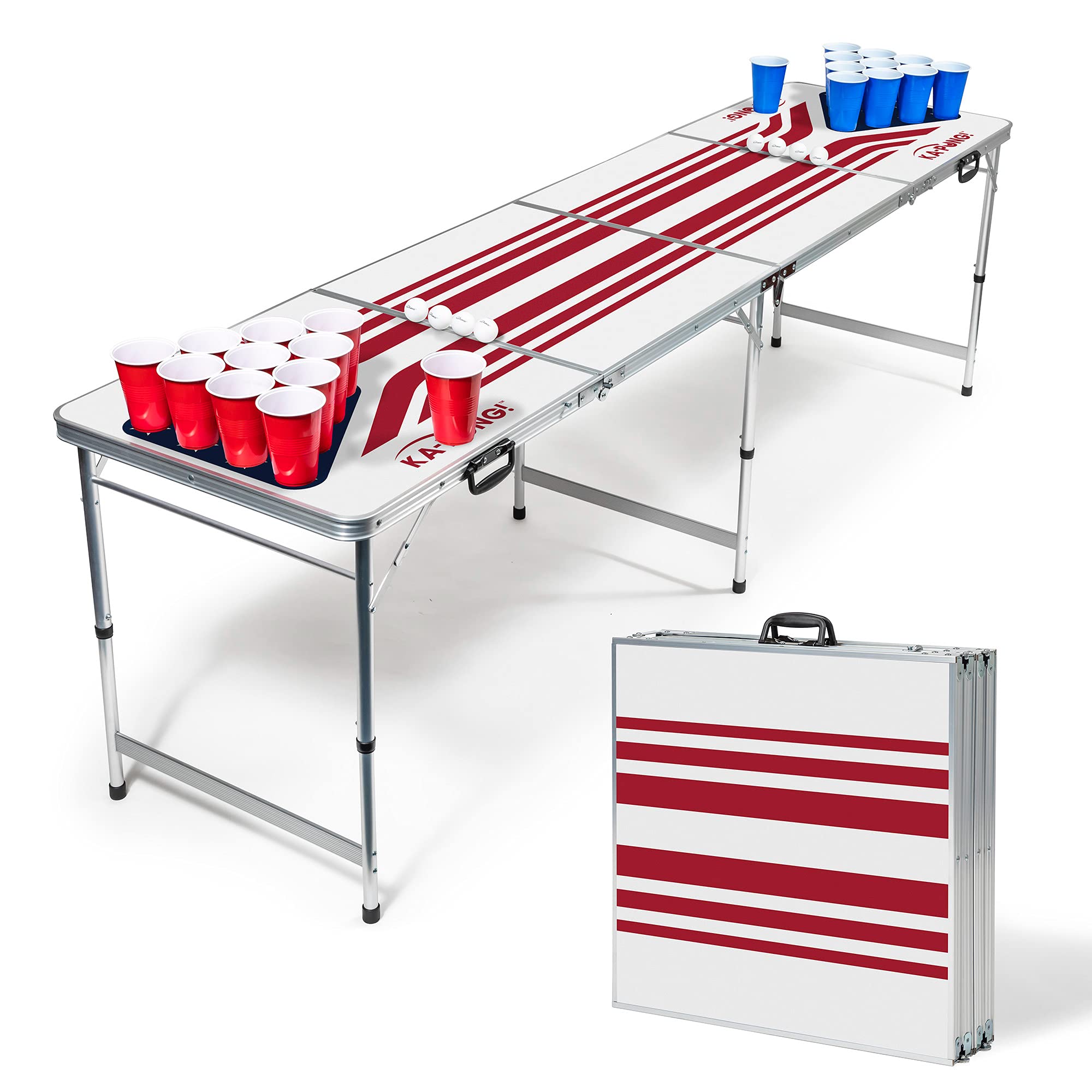 EastPoint Sports Easy Folding Drinking Game Pong Tailgate Tables with ...