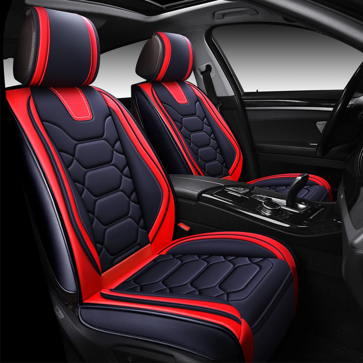 Snapklik.com : OASIS AUTO Car Seat Covers Premium Waterproof Faux ...