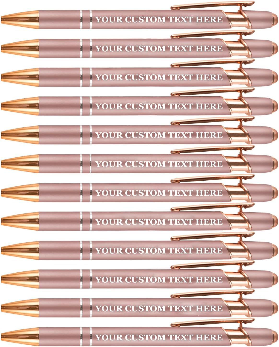 SHIBASHAN Up to 480 Pcs Personalized Pens with Name Custom Pen with ...