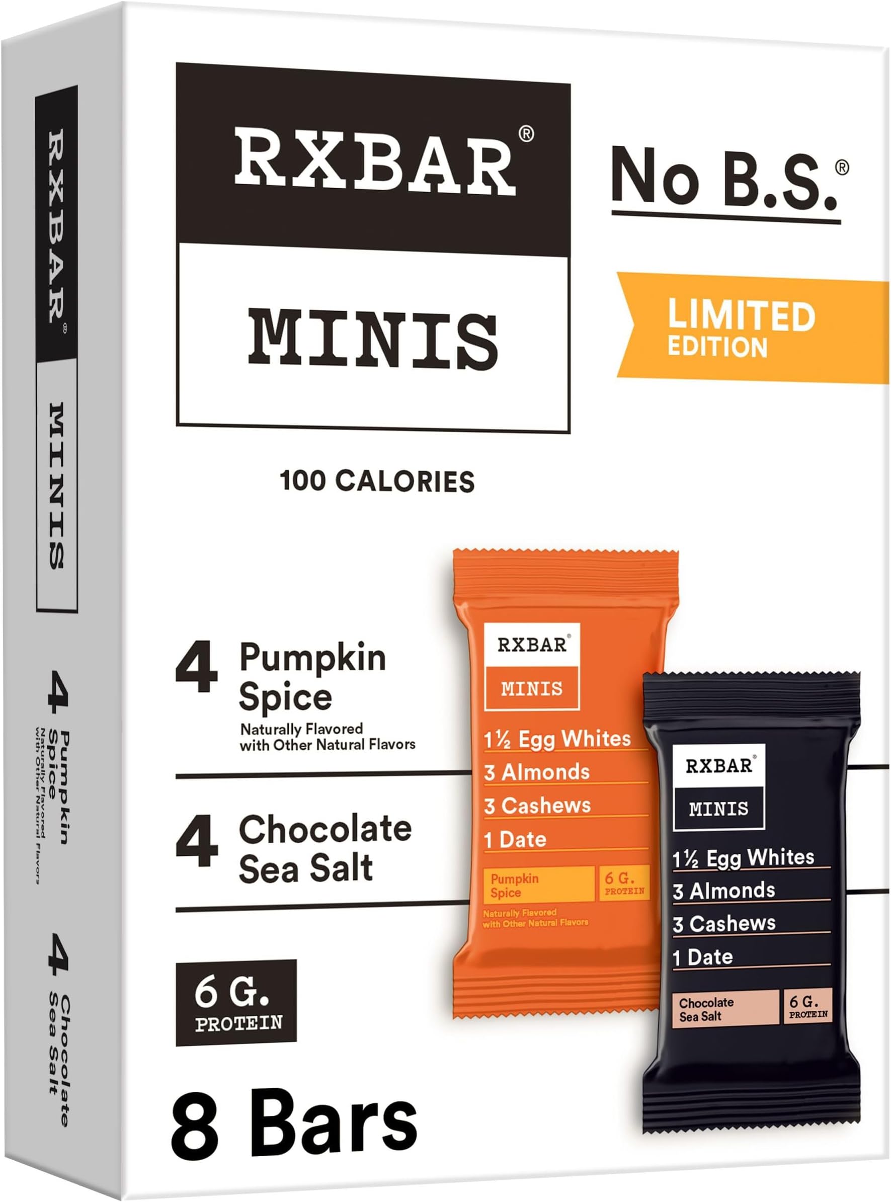 Amazon.com: RXBAR Minis Protein Bars, Protein Snack, Snack Bars ...