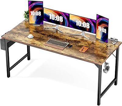 Amazon.com: Need Home Office Desk Large Computer Desk 60 inch Sturdy ...