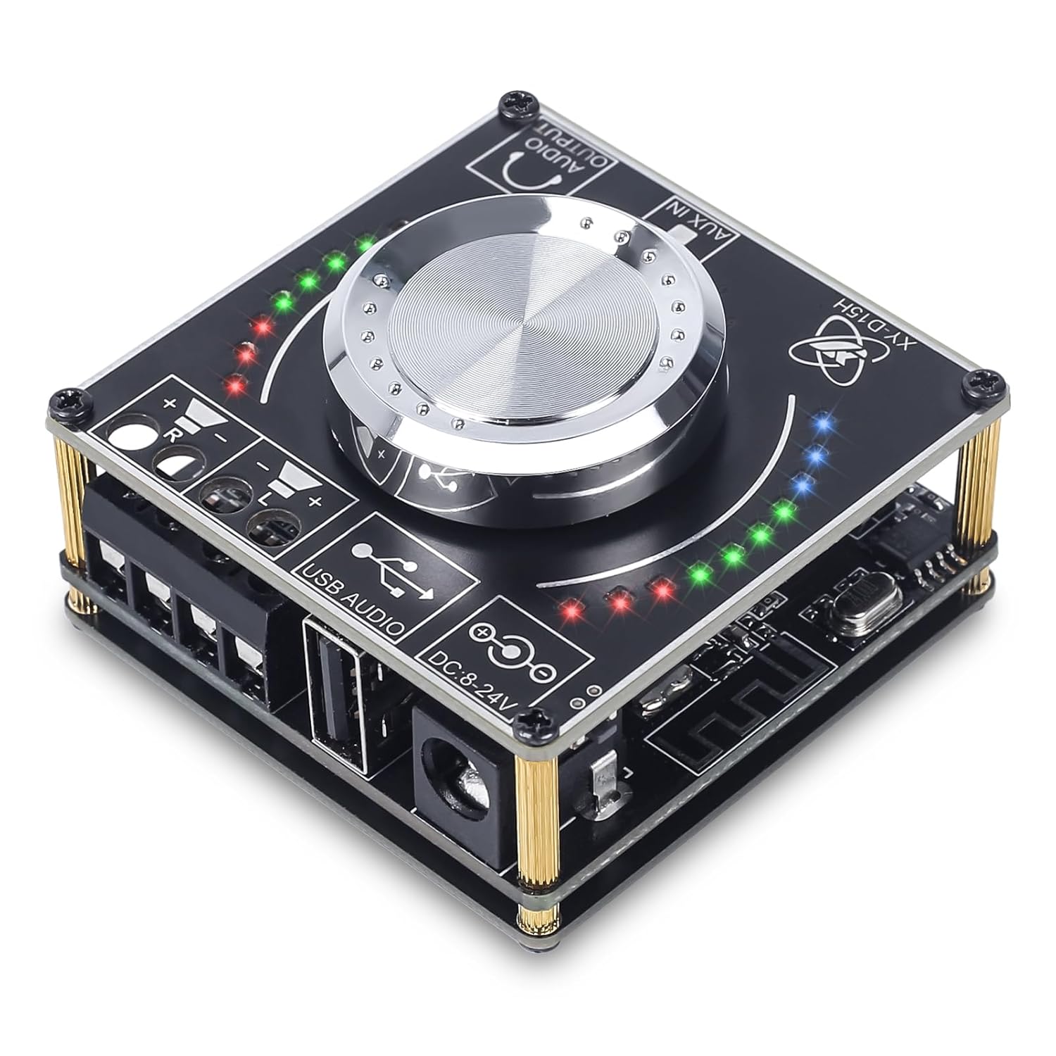 Amazon.com: 15W+15W Mini Bluetooth Amplifier Board, PEMENOL DC 8-24V ...