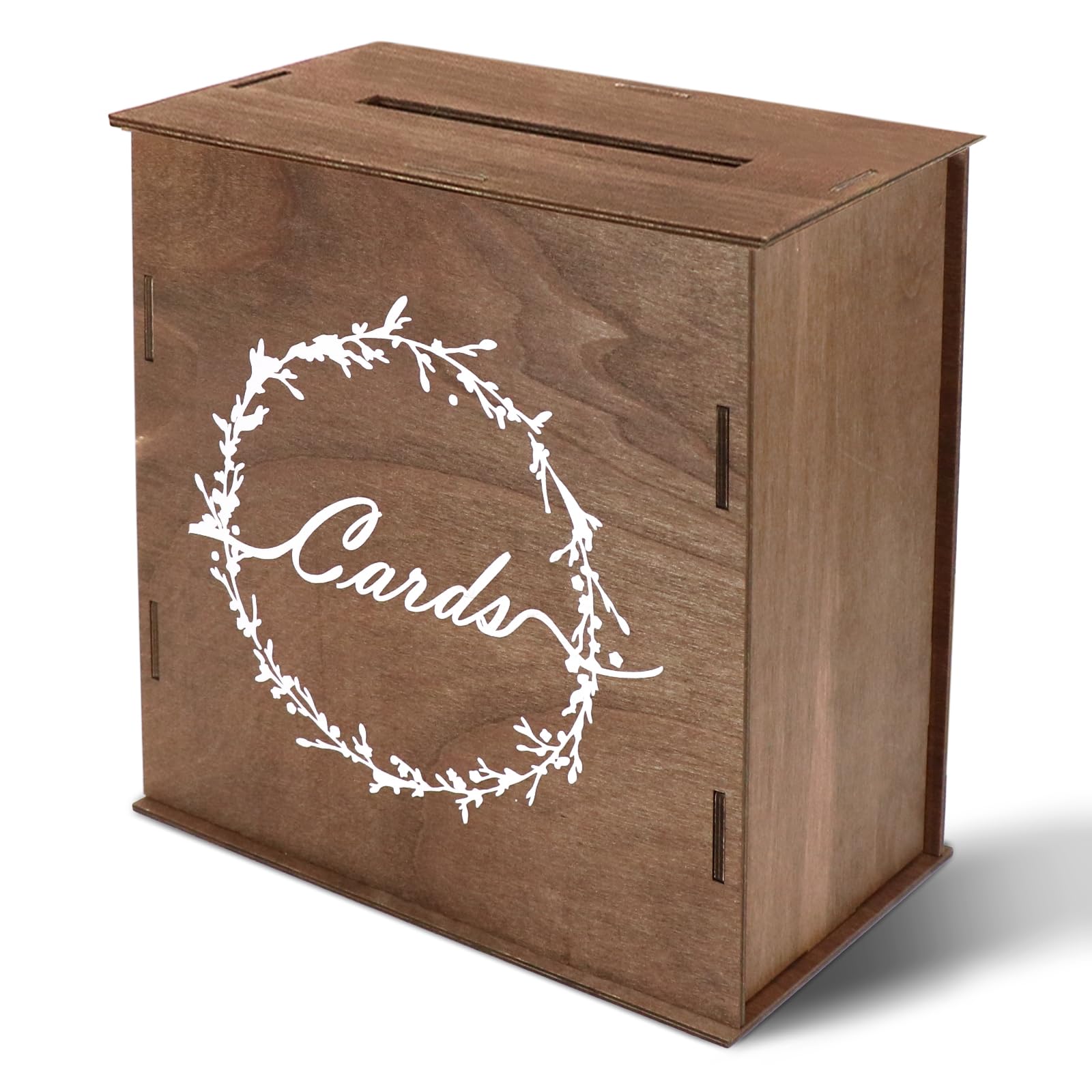 Amazon.com: Wooden Card Box for Wedding - Rustic Weeding Card Boxes for ...