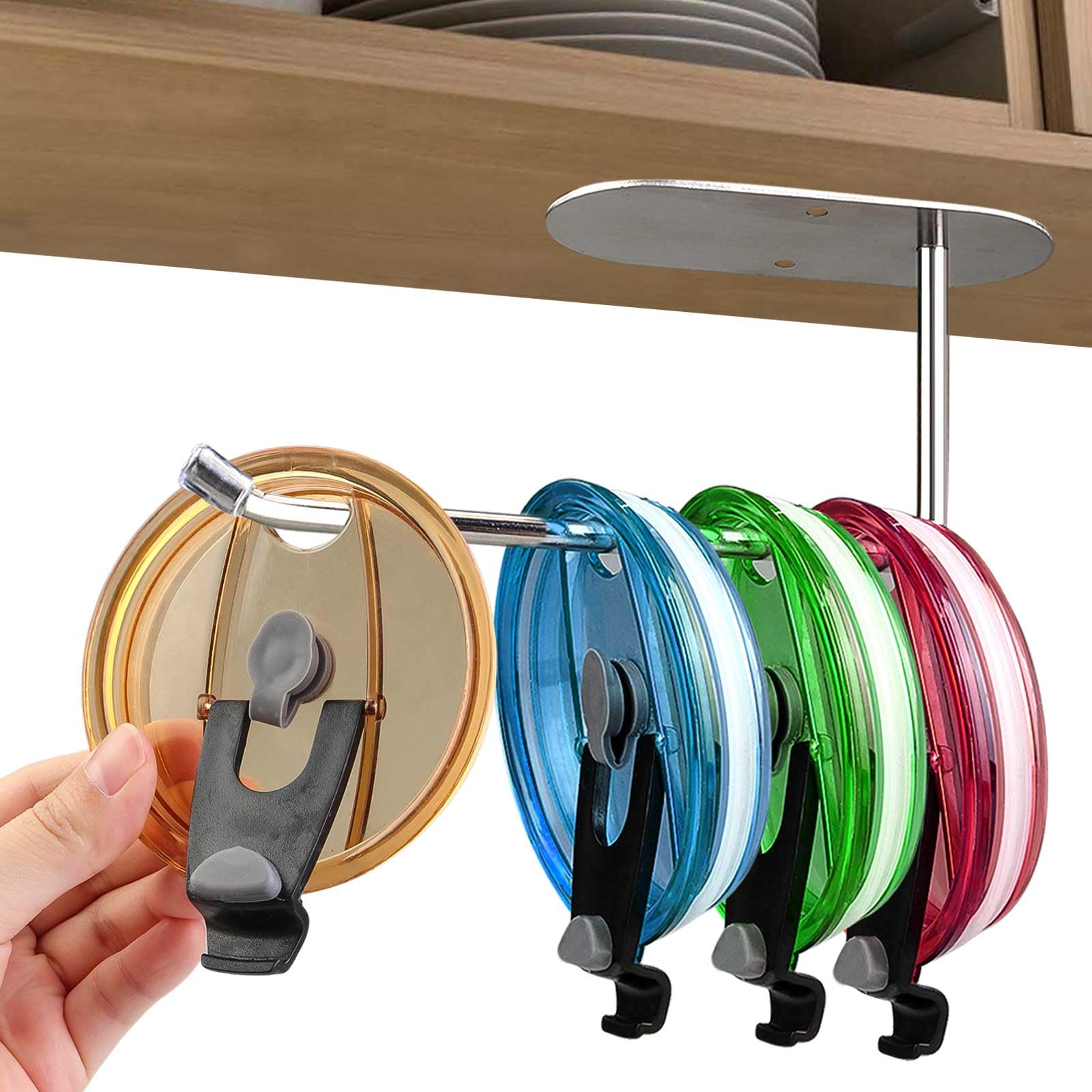 Snapklik.com : Tumbler Lid Organizer, Drilling Tumbler Cup Lid ...