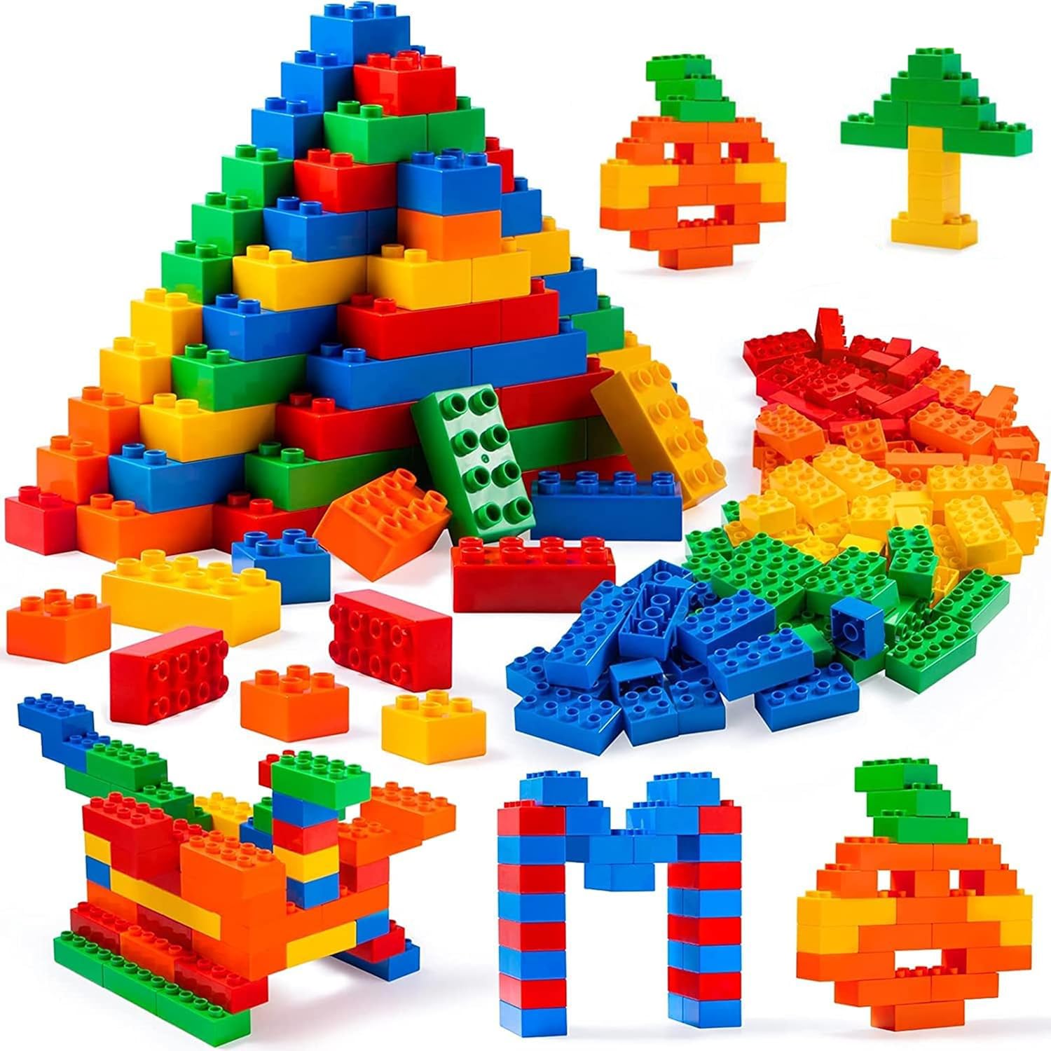 BeyondLuv Building Blocks for Kids Toys For Boys Girls -100Pcs Building ...