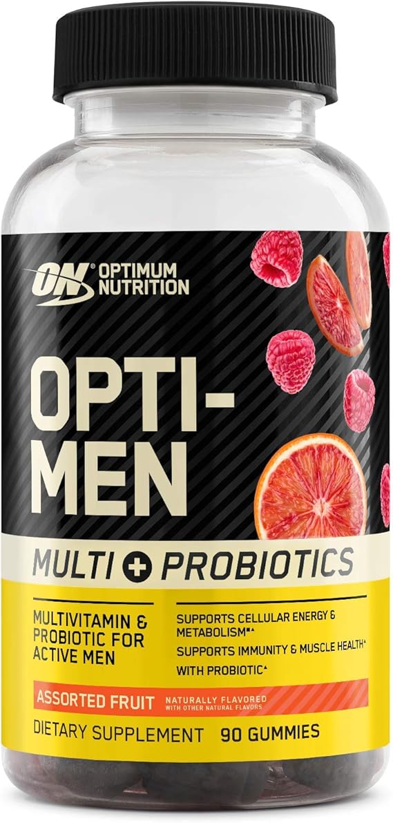 Amazon.com: Optimum Nutrition Opti-Men Multivitamin & Probiotics ...