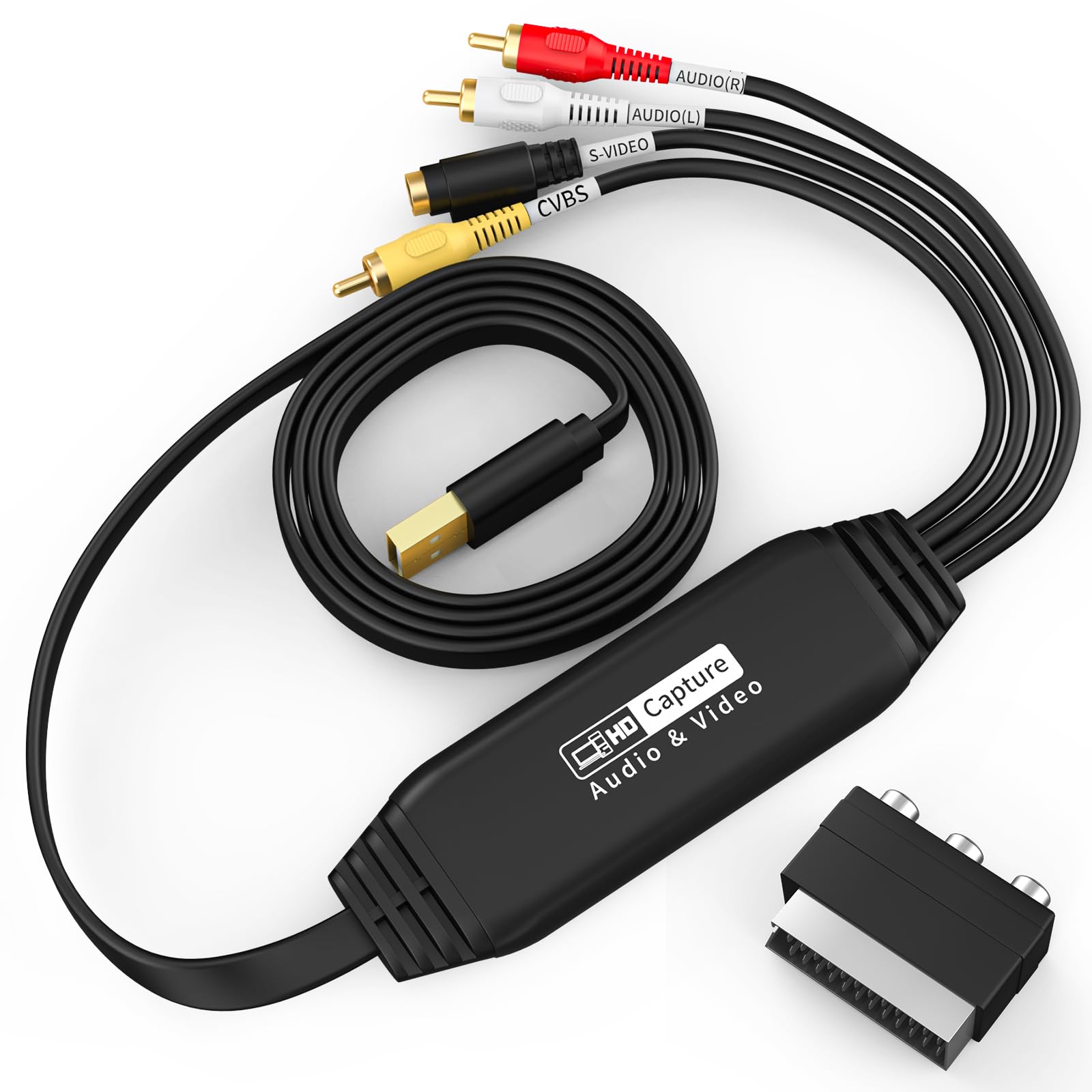 Amazon.com: Tihokile USB VHS to Digital Converter, for RCA to USB ...