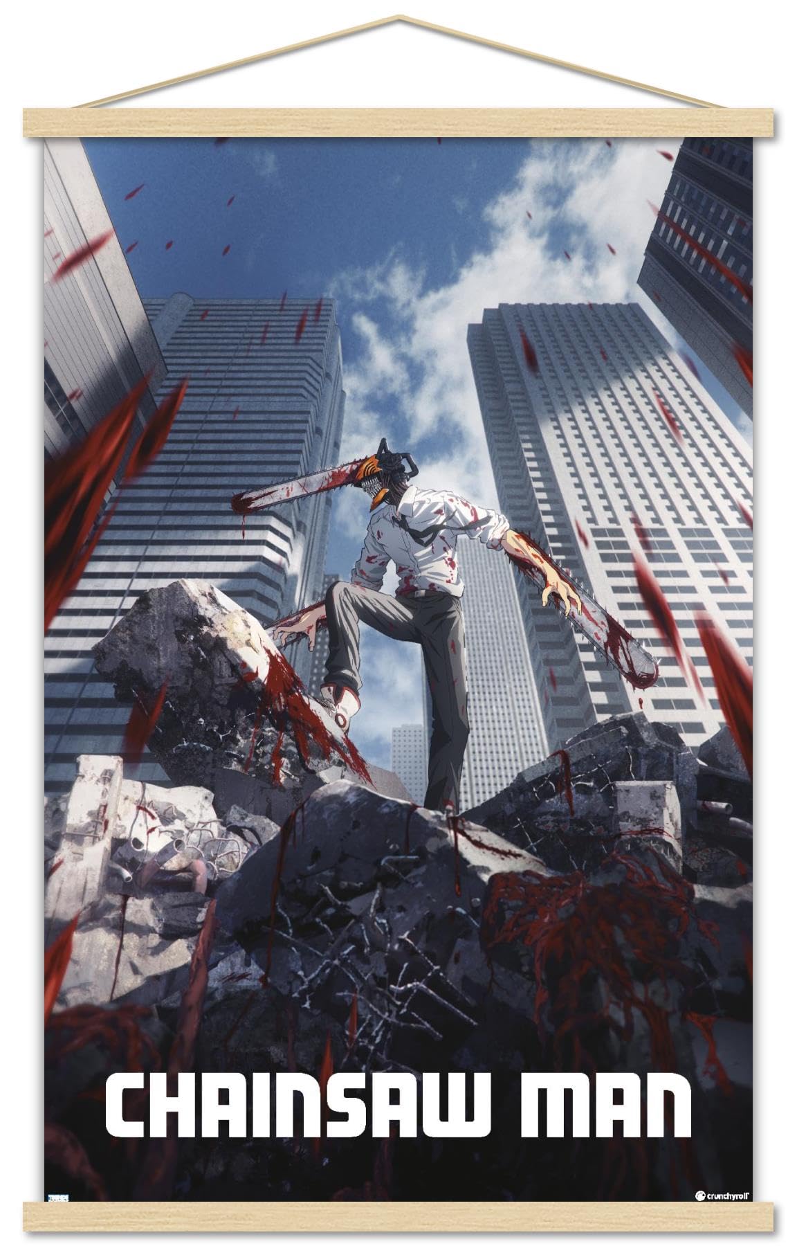 Amazon.com: Trends International Chainsaw Man - Key Art Wall Poster, 22 ...