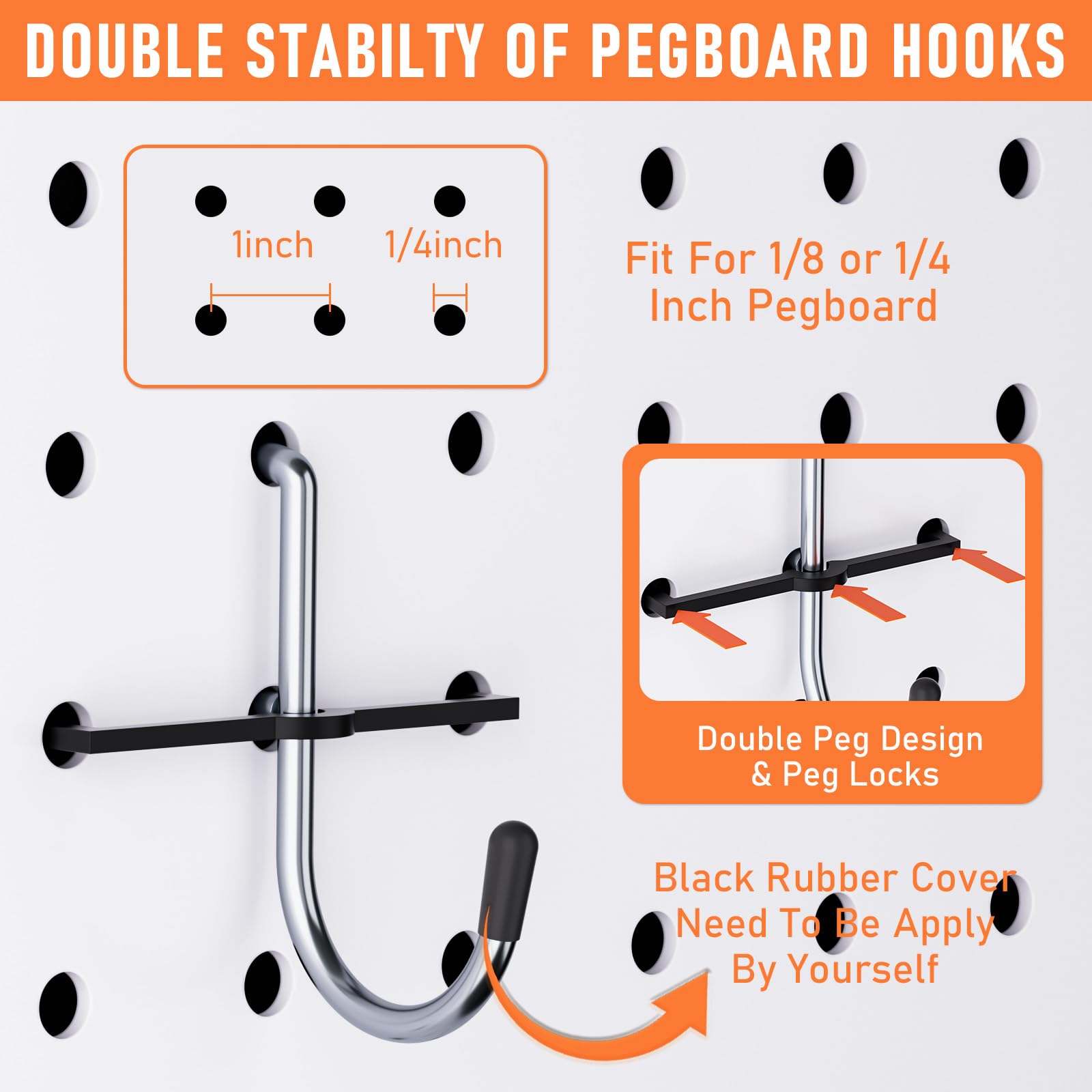 Snapklik.com : INCLY 330PCS Upgraded Pegboard Accessories Organizer Kit ...