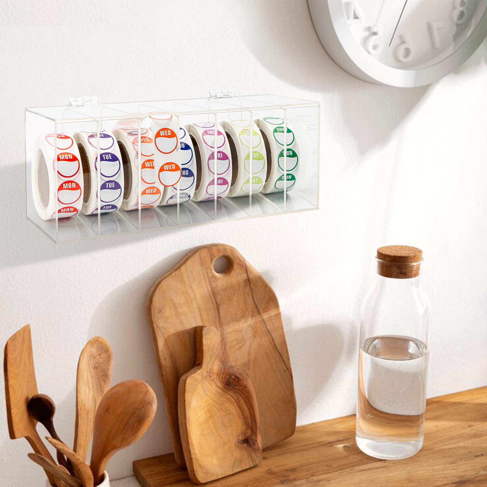 Snapklik.com : 3500 Pcs 7 Days Of The Week Stickers 1 Inch Food Labels ...