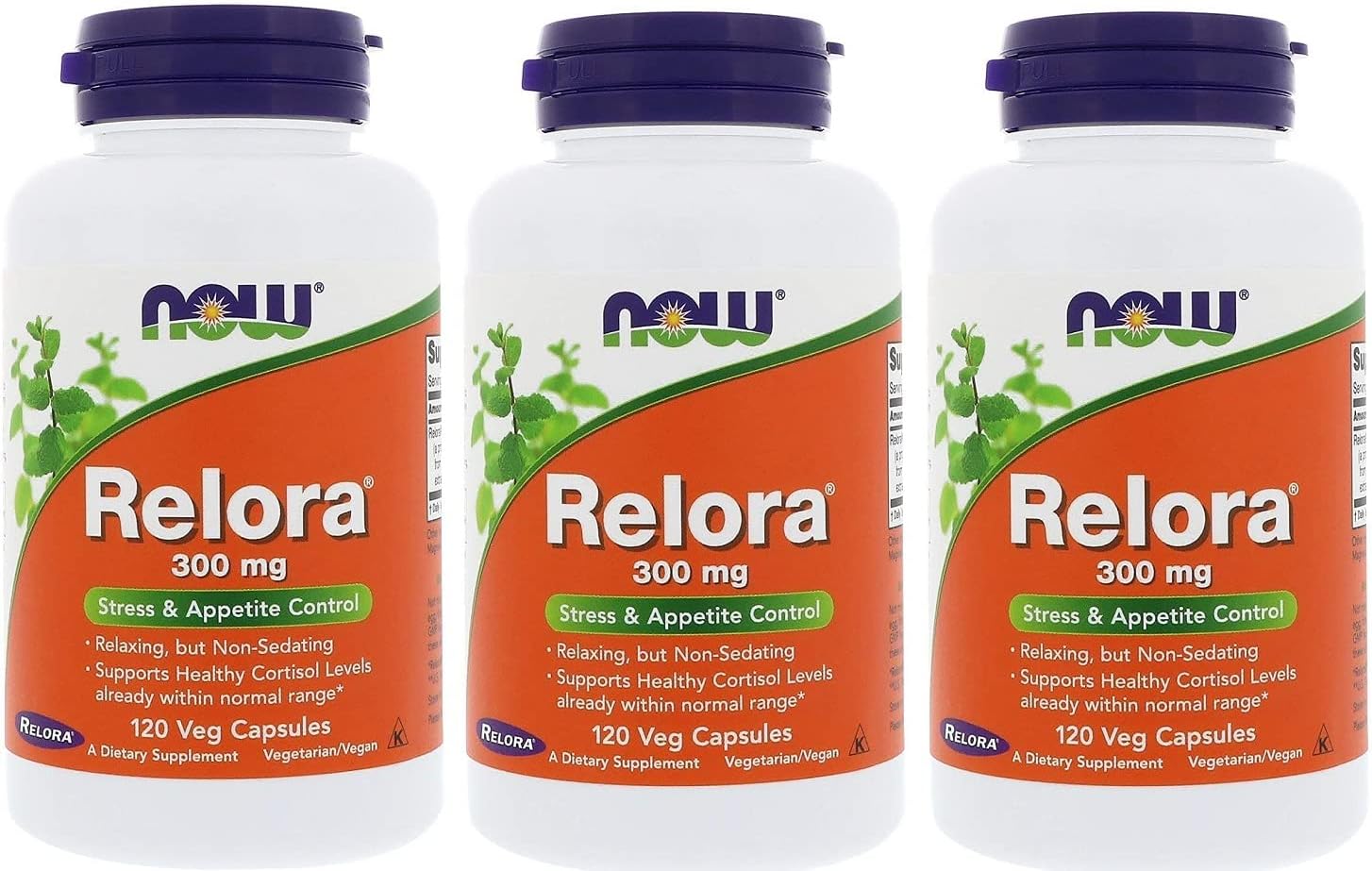 Amazon.com: Now Foods Relora 300 mg, Veg-capsules, 120-Count (Pack of 3 ...