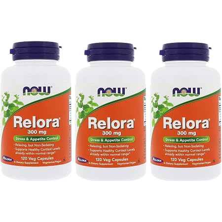 Amazon.com: Now Foods Relora 300 mg, Veg-capsules, 120-Count (Pack of 3 ...