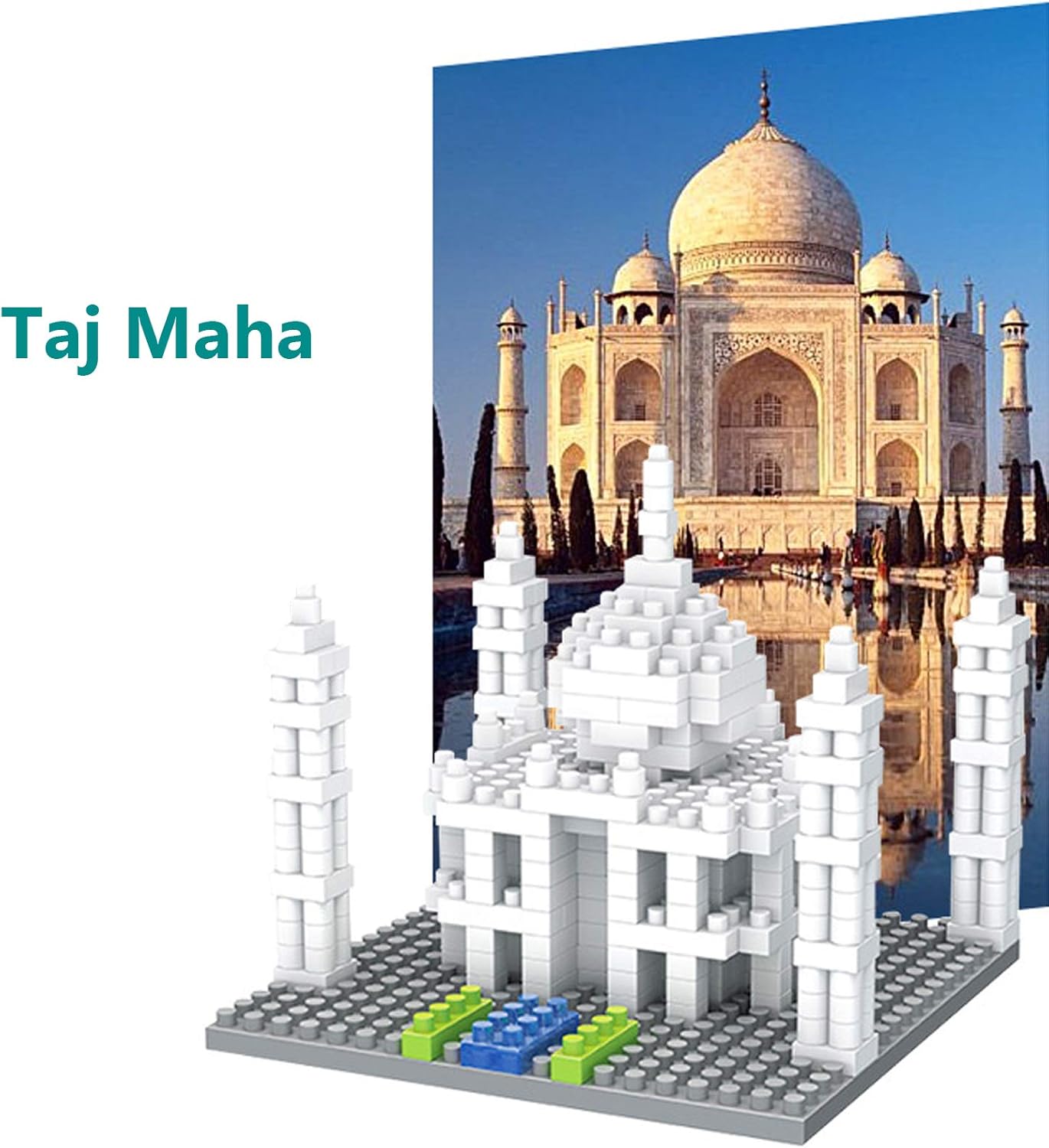 Zhongren STEM 10 en 1 Mini City Architecture Building Blocks Set Torre EiffelBig BenEsfingeTorre ...