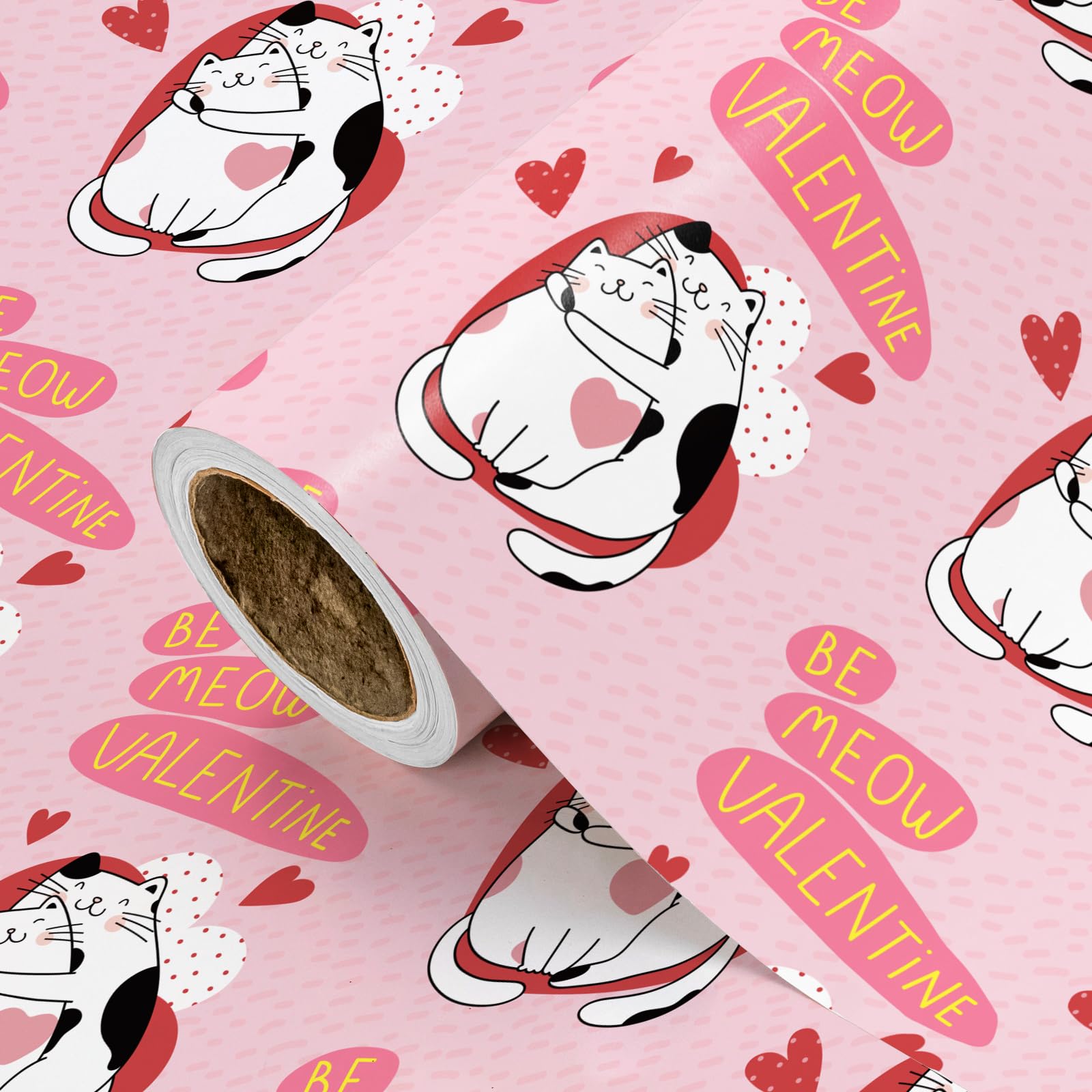 Amazon.com: WRAPAHOLIC Funny Valentines Day Wrapping Paper Roll - Mini ...